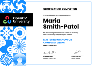 Mastering OpenCV For Computer Vision | OpenCV University